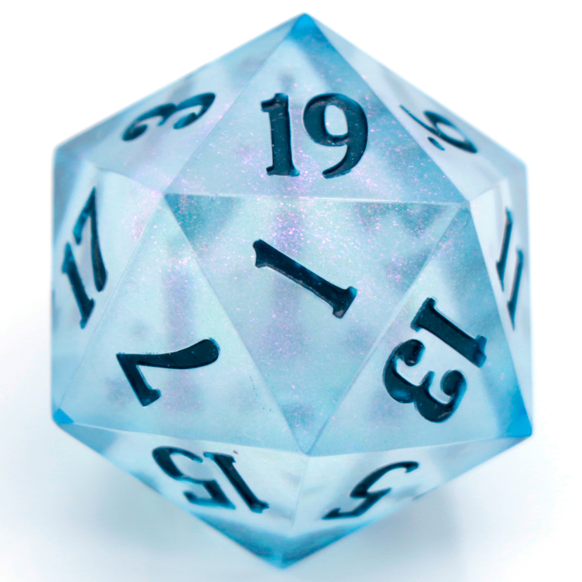 Astral Sea - 27mm d20 Chonk – Interstellar Dice