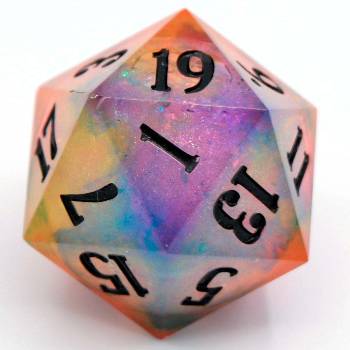 Pride (liquid core) - 27mm Chonk d20 – Interstellar Dice